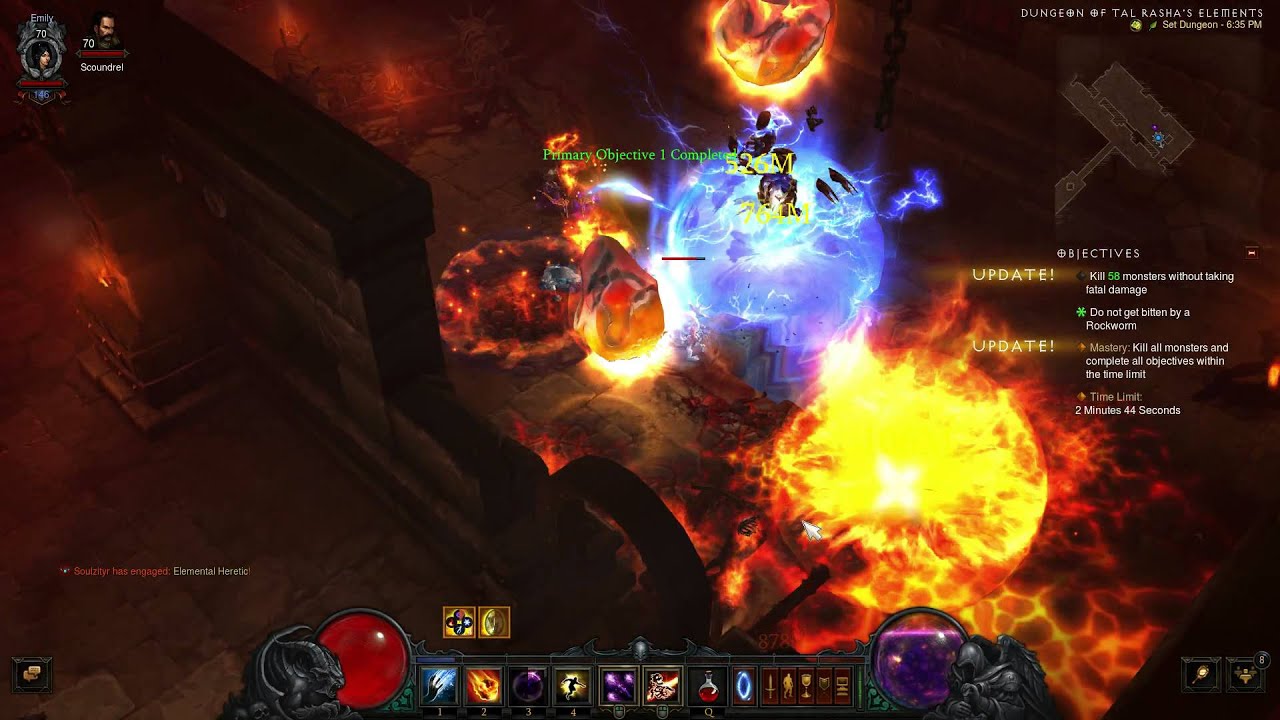 Diablo 3 Season 5 Patch 2.4 - Wizard Tal Rasha's Set Dungeon - YouTube
