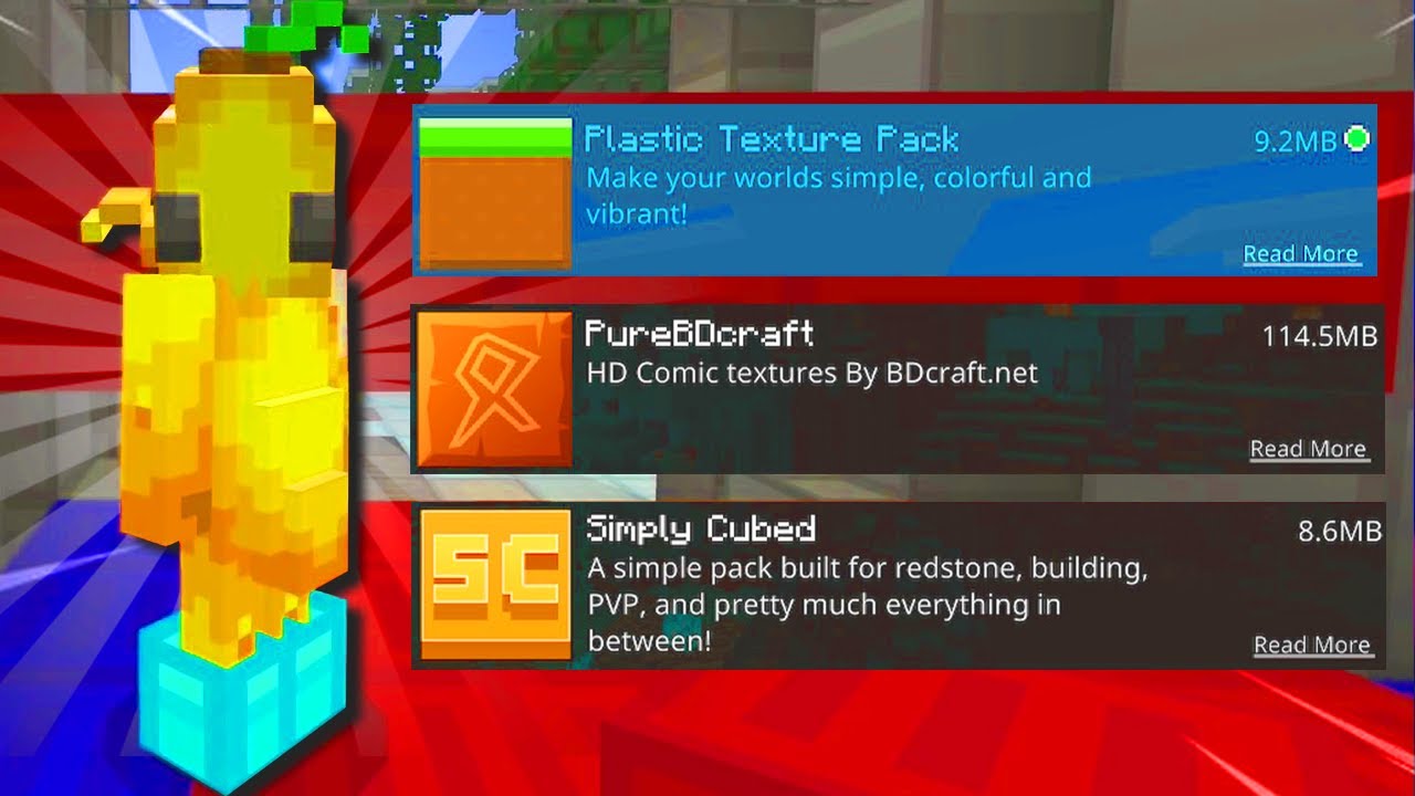 Trying Different Minecraft Texture Packs + Gameplay - YouTube