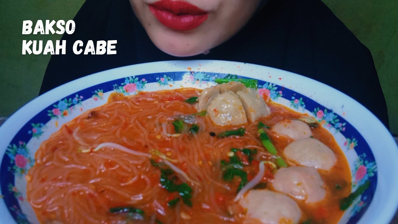 BAKSO KUAH SAMBAL MERCON 🥵🥵 - YouTube