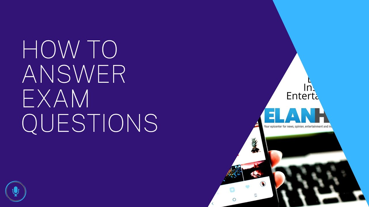 How to Answer Exam Questions - YouTube