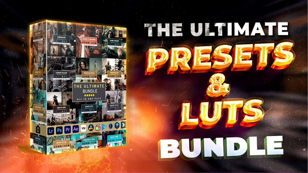 The Ultimate Presets and Luts Bundle || Lightroom Presets || Video Luts - YouTube