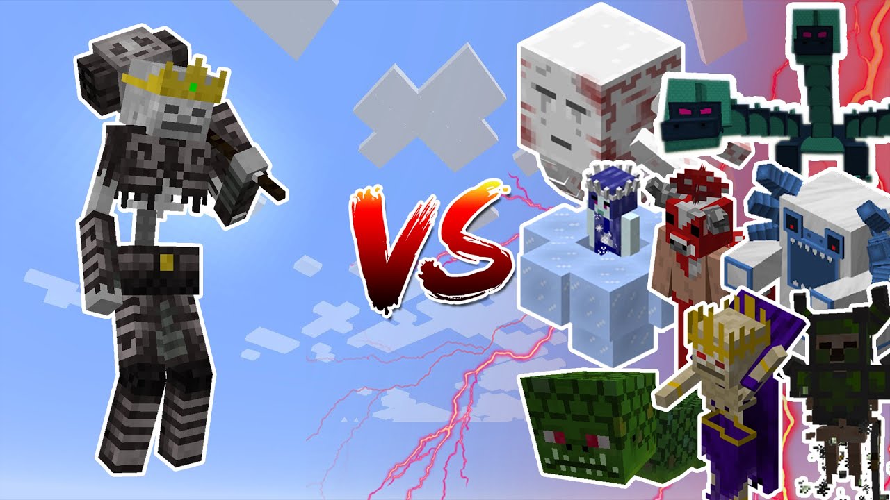 Skeleton King VS Twilight Forest Monsters - Mob Battles In Minecraft ...