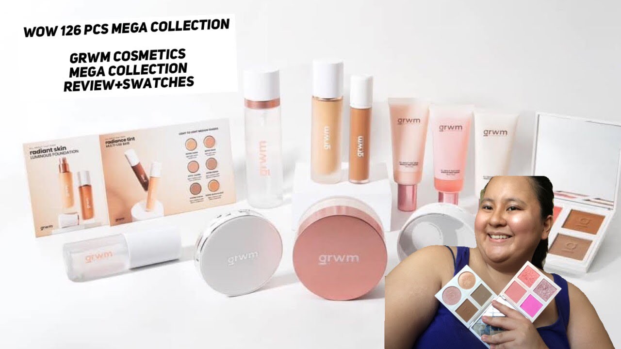 WOW 126 PCS MEGA COLLECTION GRWM Cosmetics Mega Collection Review ...