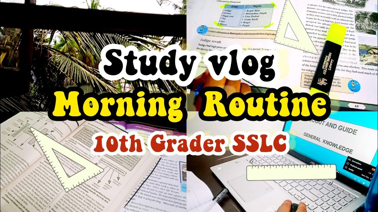 Morning Routine of 10th grader Kerala Syllabus|Making Notes, Reading ...