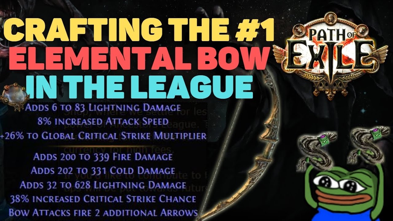 MIRROR Crafting the #1 Ele Bow for Tornado Shot and Lightning Arrow in ...