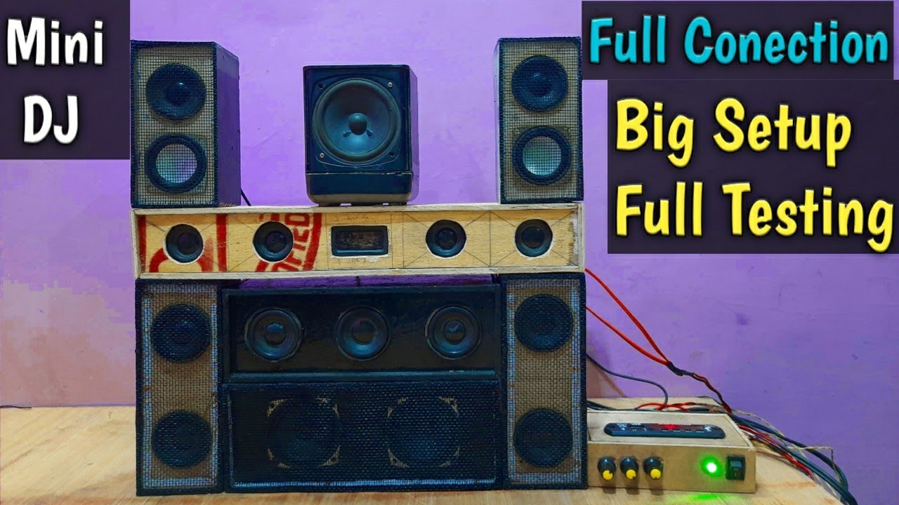 Mini DJ Big Setup Full Asambel || Mini DJ Setup Full Conection || Mini ...