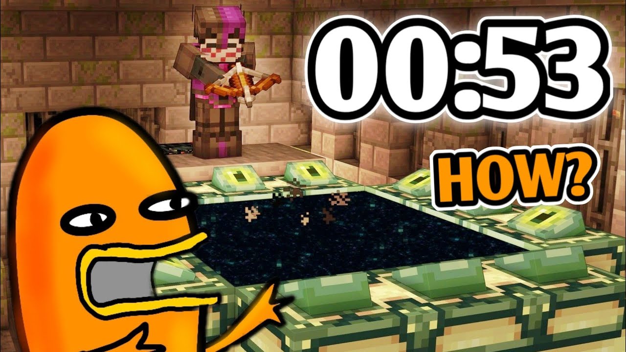 Fastest Minecraft Speedrun World Record - Xebg Reacts - YouTube