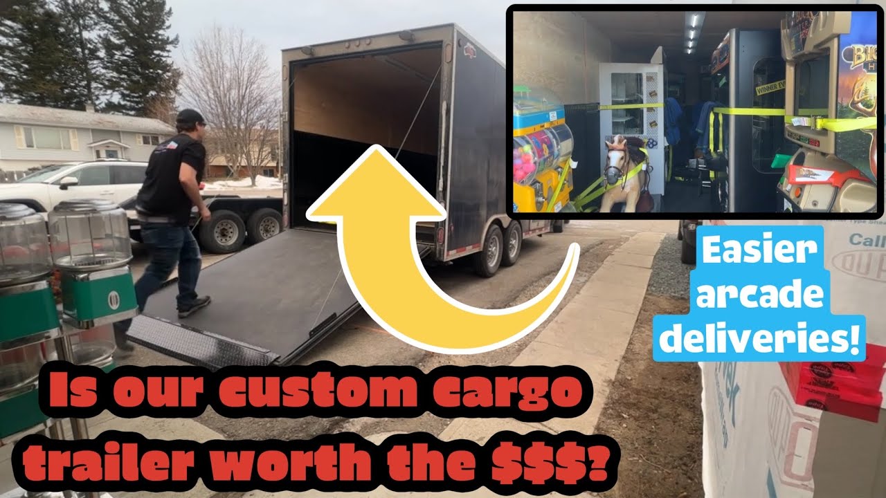 Delivering Equipment With Our Custom Cargo Trailer - YouTube