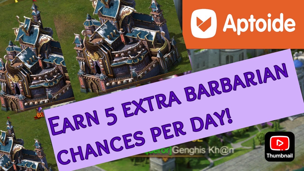 Evony- Dominate barbarians with extra chances - YouTube