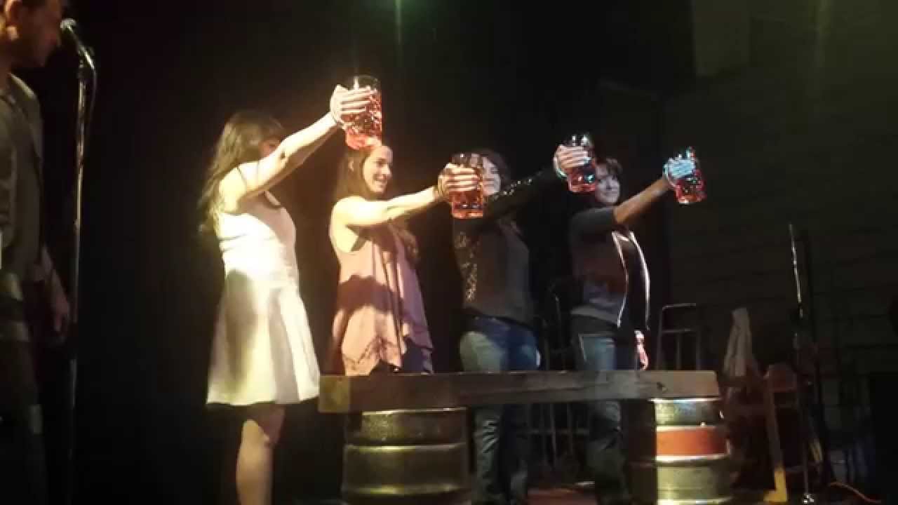 Stein Hoisting at Bohemian Biergarten, Boulder CO - YouTube