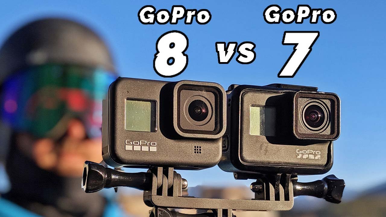GoPro HERO 8 vs HERO 7 Snowboard Test - YouTube