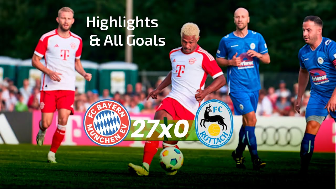 27 GOALS! Bayern Munich 27 vs 0 Rottach Egern - Hіghlіghts & All Goals ...
