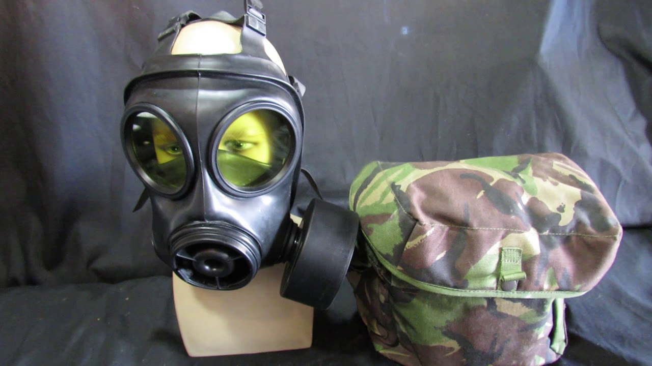 S10 Gas Mask With Custom Lenses Yellow - YouTube