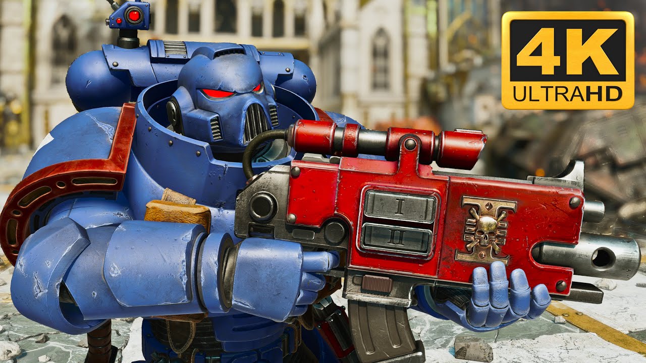 FIRSTBORN SPACE MARINE! Classic Ultramarine in MK8 Armor - Warhammer ...