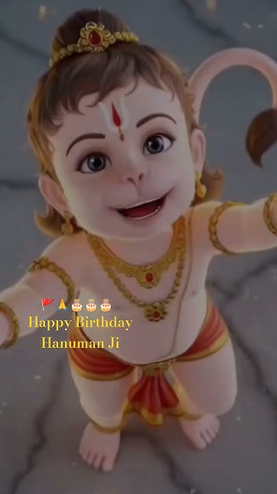 🎂Happy Birthday Hanuman Ji Aaj janmdin Hai hamare Hanuman ji ka 🎂12/4/2025🎂🚩#ram #birthday # ...