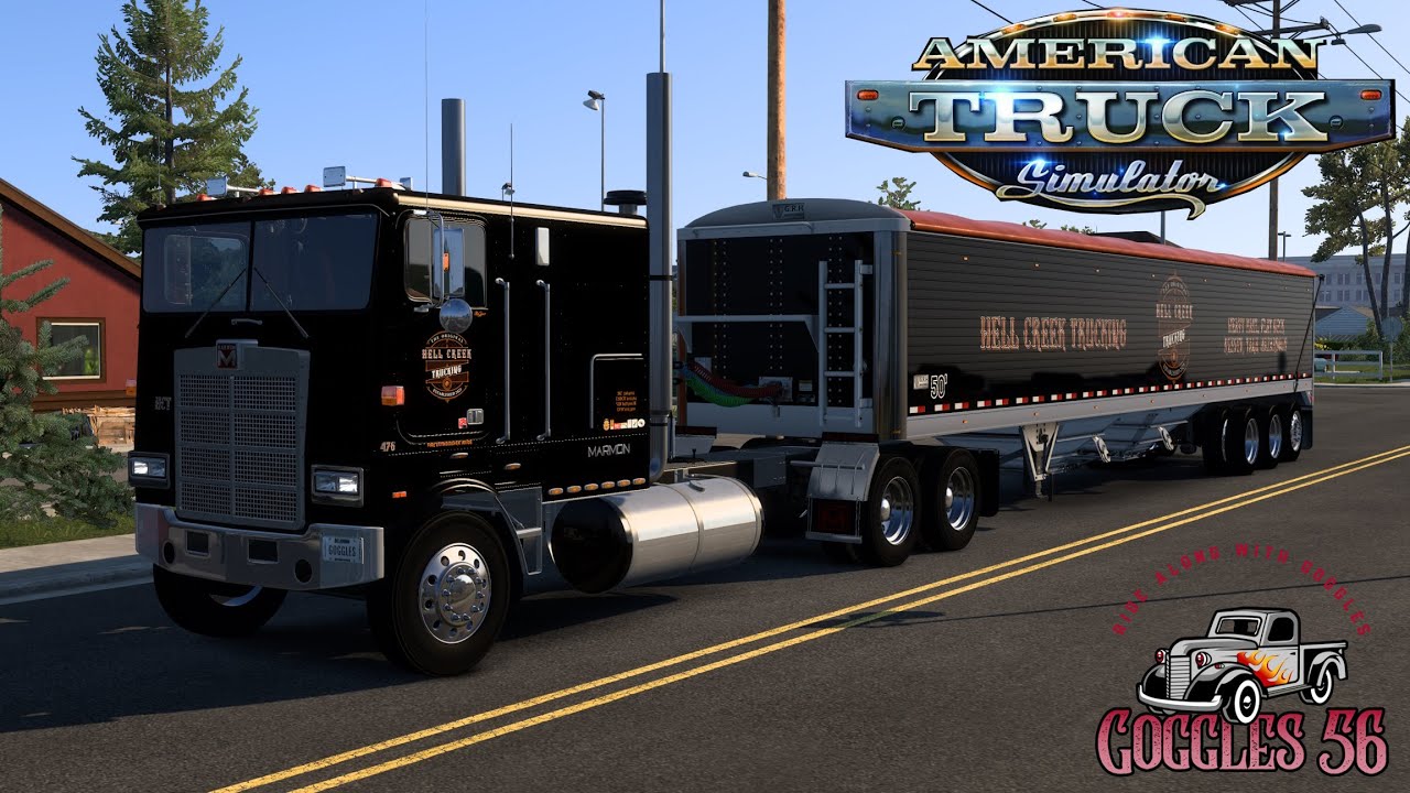 ATS | San Francisco to Eureka | Marmon 110p Cabover | New Convoy Server ...