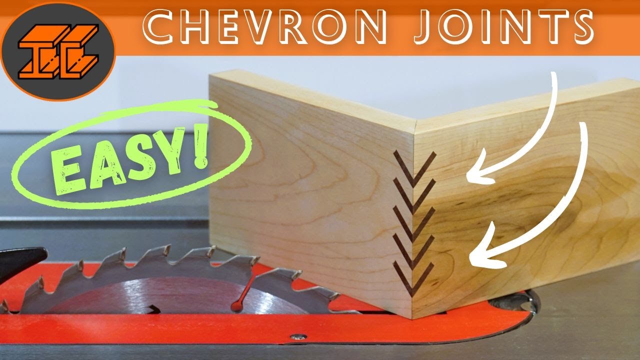 DIY: How to Make Chevron Spline Box Joints - YouTube