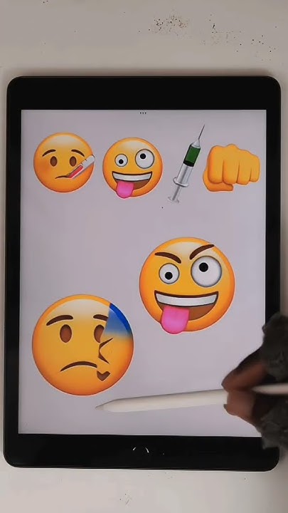 🤒🤪💉👊emoji mixing #emojichallenge #digitalart #funny #short - YouTube