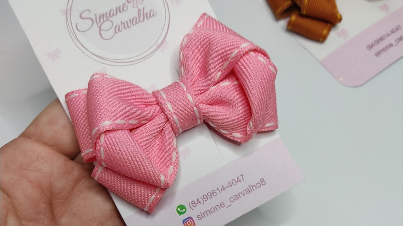 Laço Fácil Com Fita N 5 ( Laço Torcido) 🎀 - YouTube