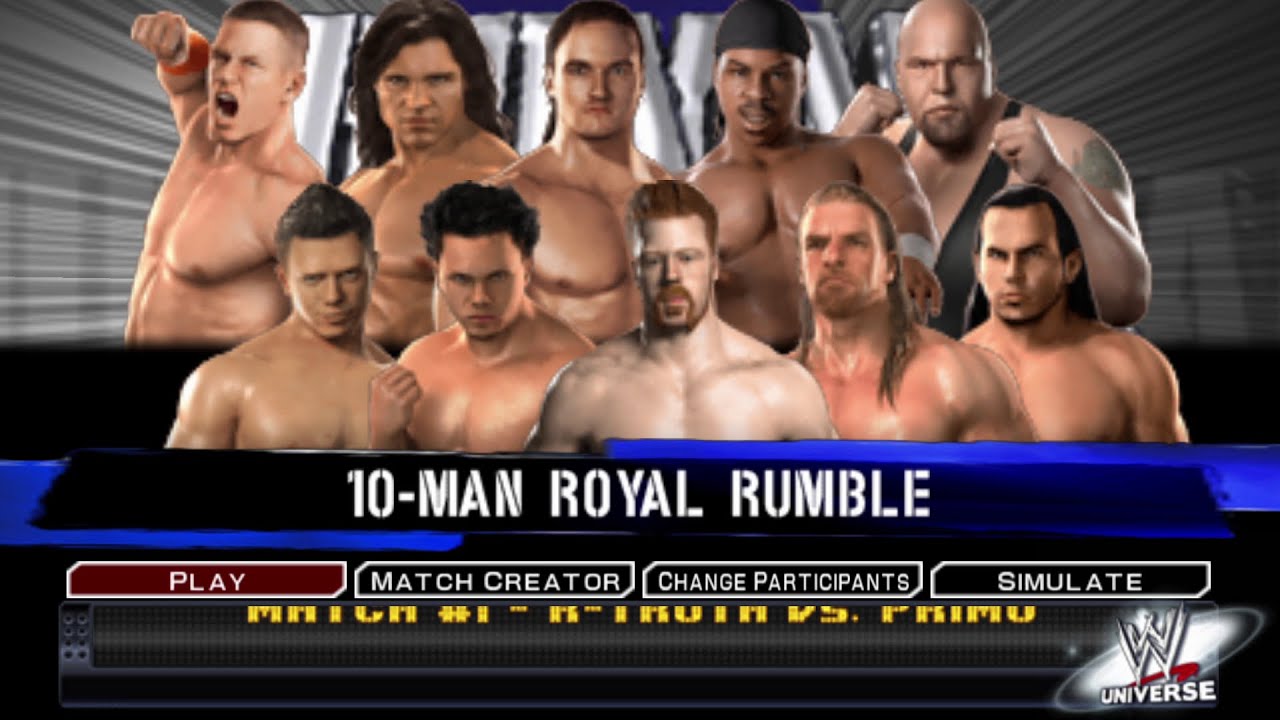 YES WON || 10-MAN ROYAL RUMBLE || WWE SmackDown vs. Raw 2011 HD ...