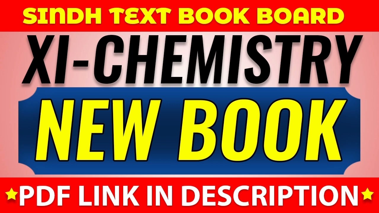 XI Chemistry STBB New Book 2022 (PDF) - YouTube