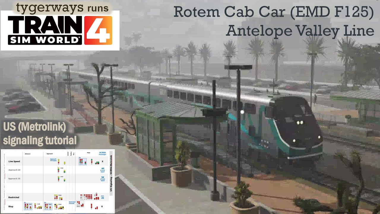 US Signaling (Metrolink): SCRRA route signaling in Antelope Valley ...