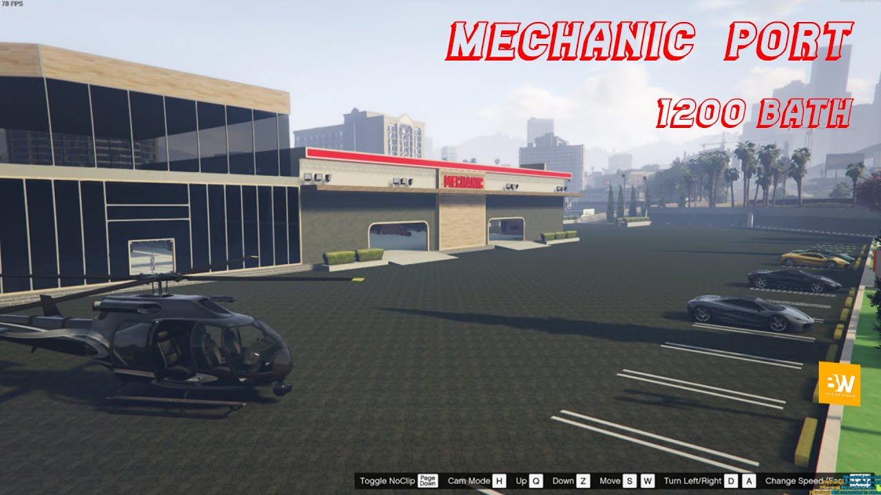 mechanic port GTA V | FiveM Maps | By MICHAEL BABWAA - YouTube