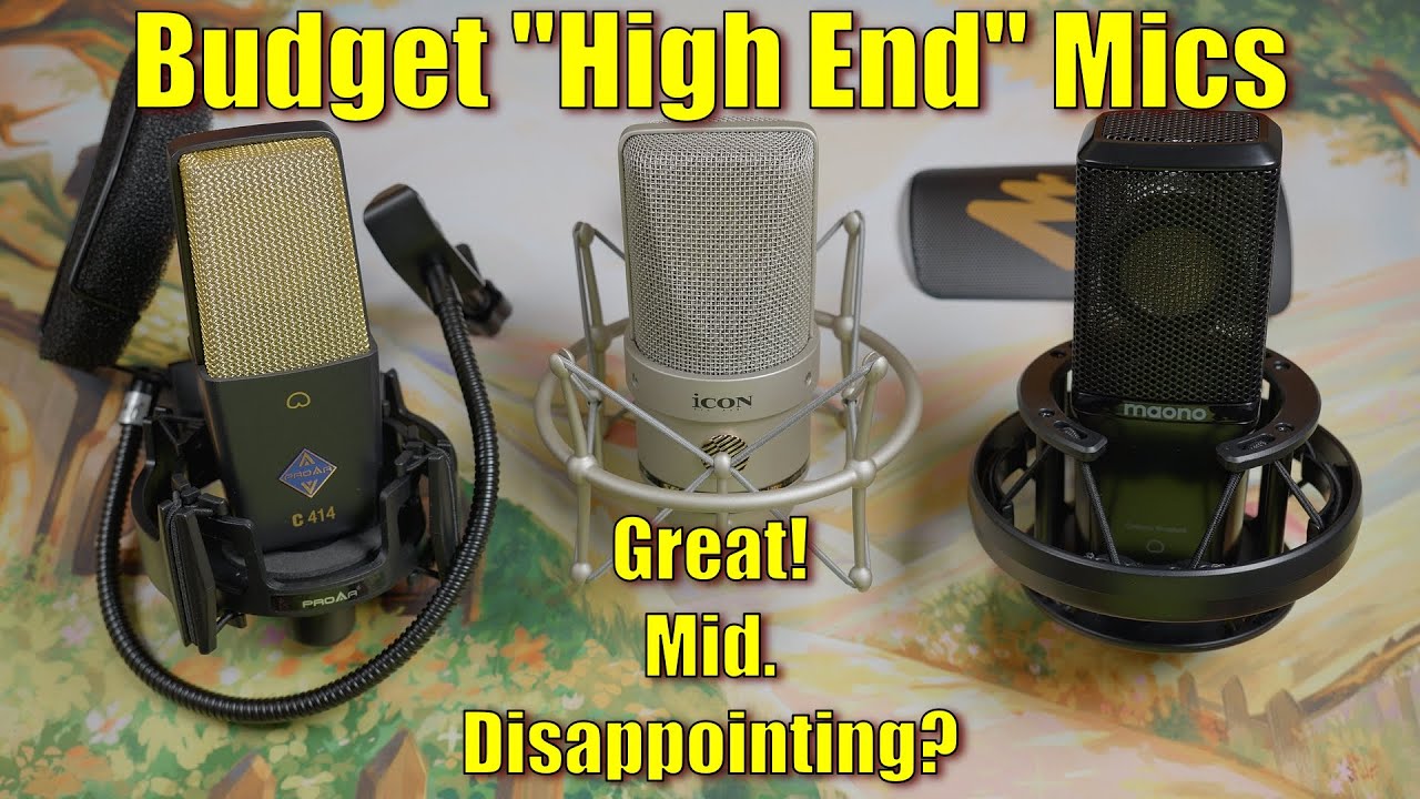 "Budget" Mics Tested and Compared - Icon Space 103, Maono PM500, ProAr ...