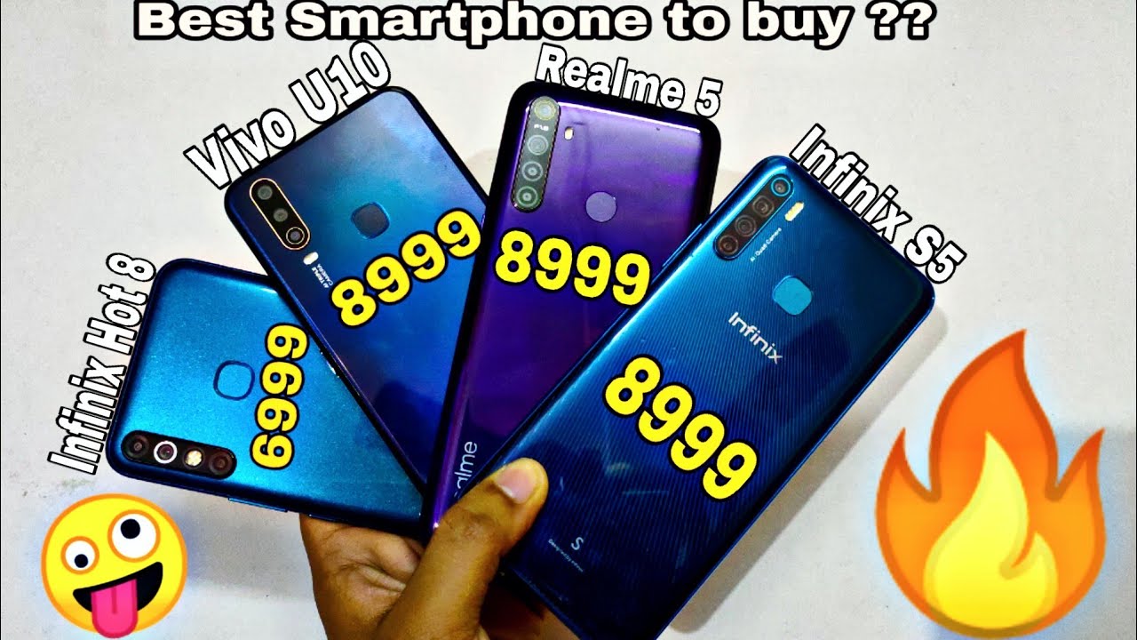 Infinix Hot 8 Vs Vivo U10 Vs Infinix S5 Vs Realme 5 | Massive ...