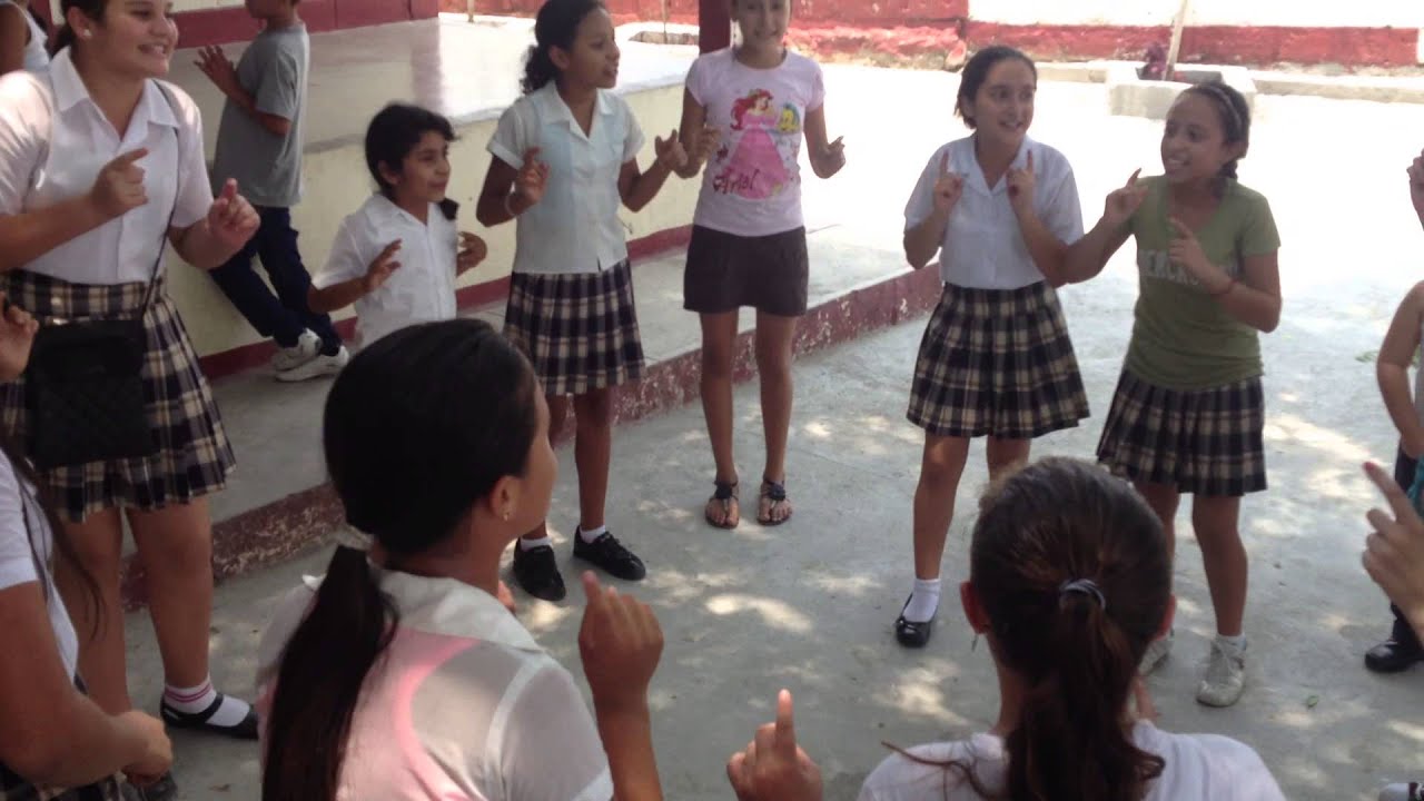 Melissa and Emily - Tickle game in playground - YouTube