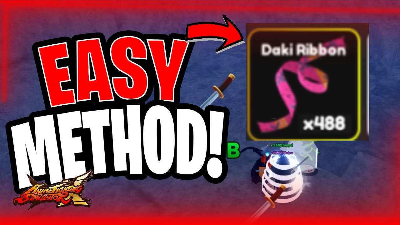How to *AFK* Daki Ribbon in Anime Fighting Simulator X Update 3 - YouTube