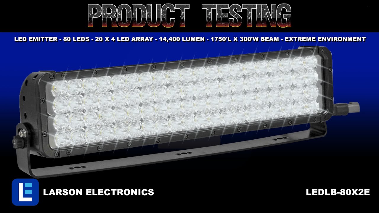 LED Emitter - 80 LEDs - 20 x 4 LED Array - 14,400 Lumen - 1750'L x 300 ...