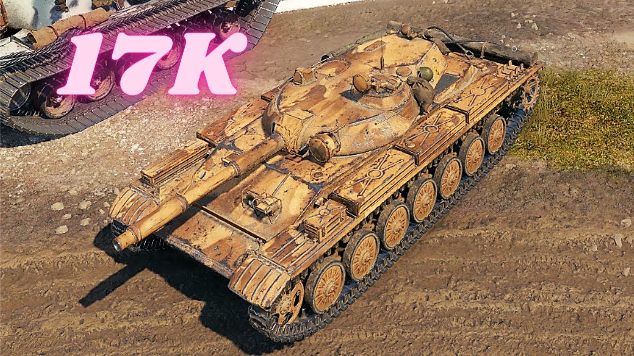T-100 LT 17K Spot Damage World of Tanks Replays ,WOT tank games - YouTube