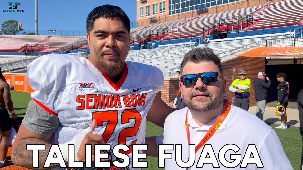 Oregon State OT Taliese Fuaga Interview | NFL Draft | New York Jets ...
