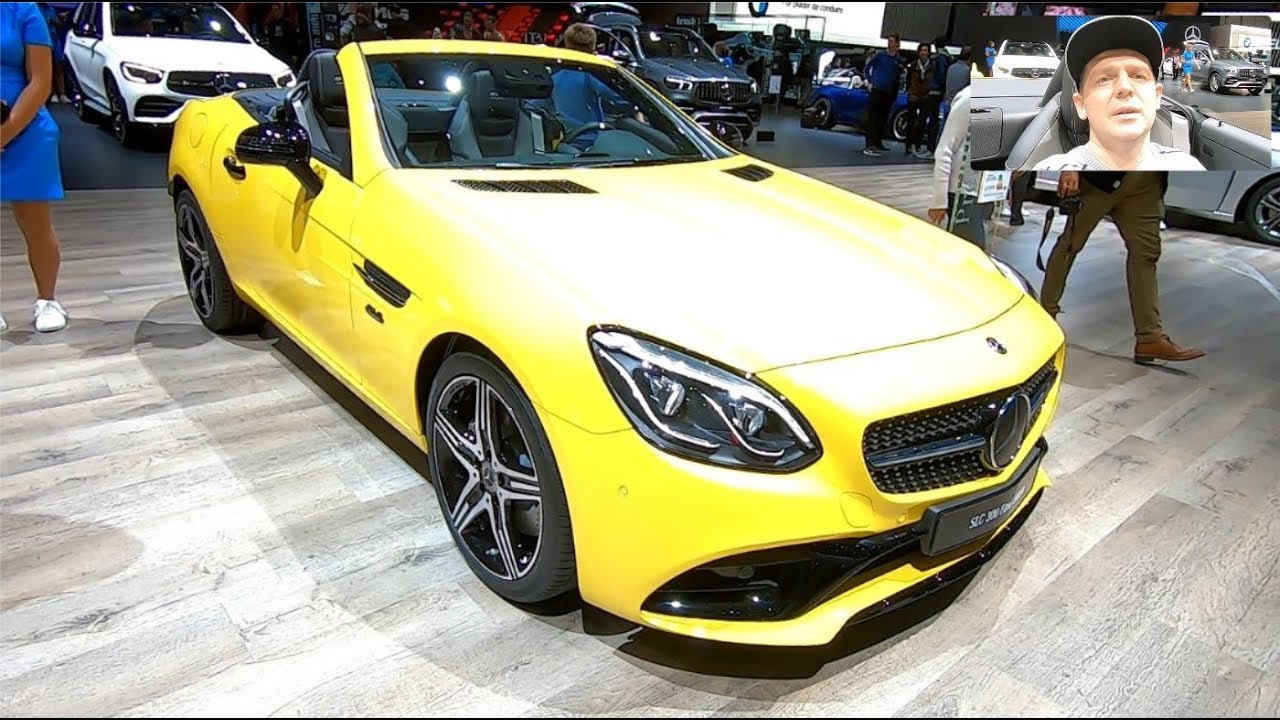 MERCEDES BENZ SLC 300 ROADSTER FINAL EDITION R172 CABRIOLET YELLOW ...