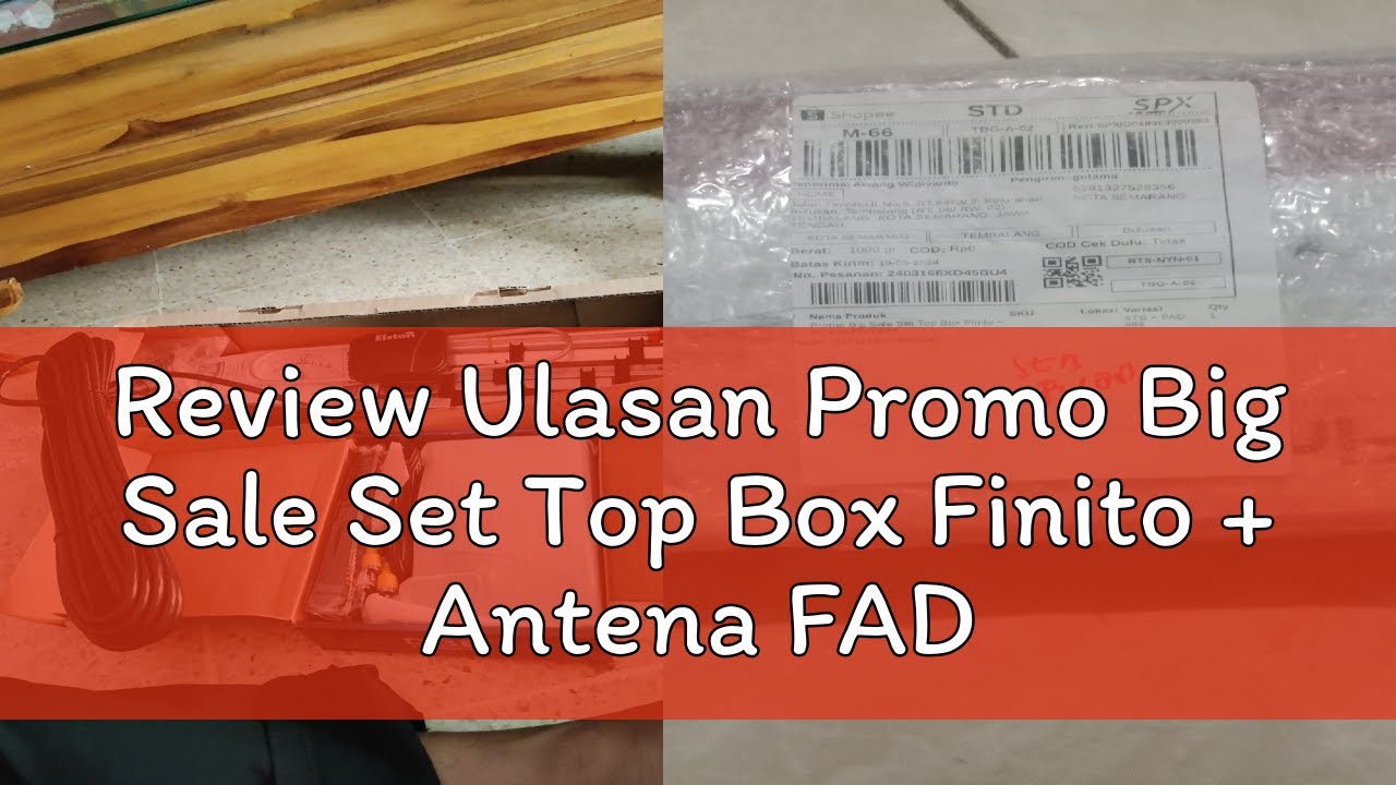 Review Ulasan Promo Big Sale Set Top Box Finito + Antena FAD 888 - YouTube