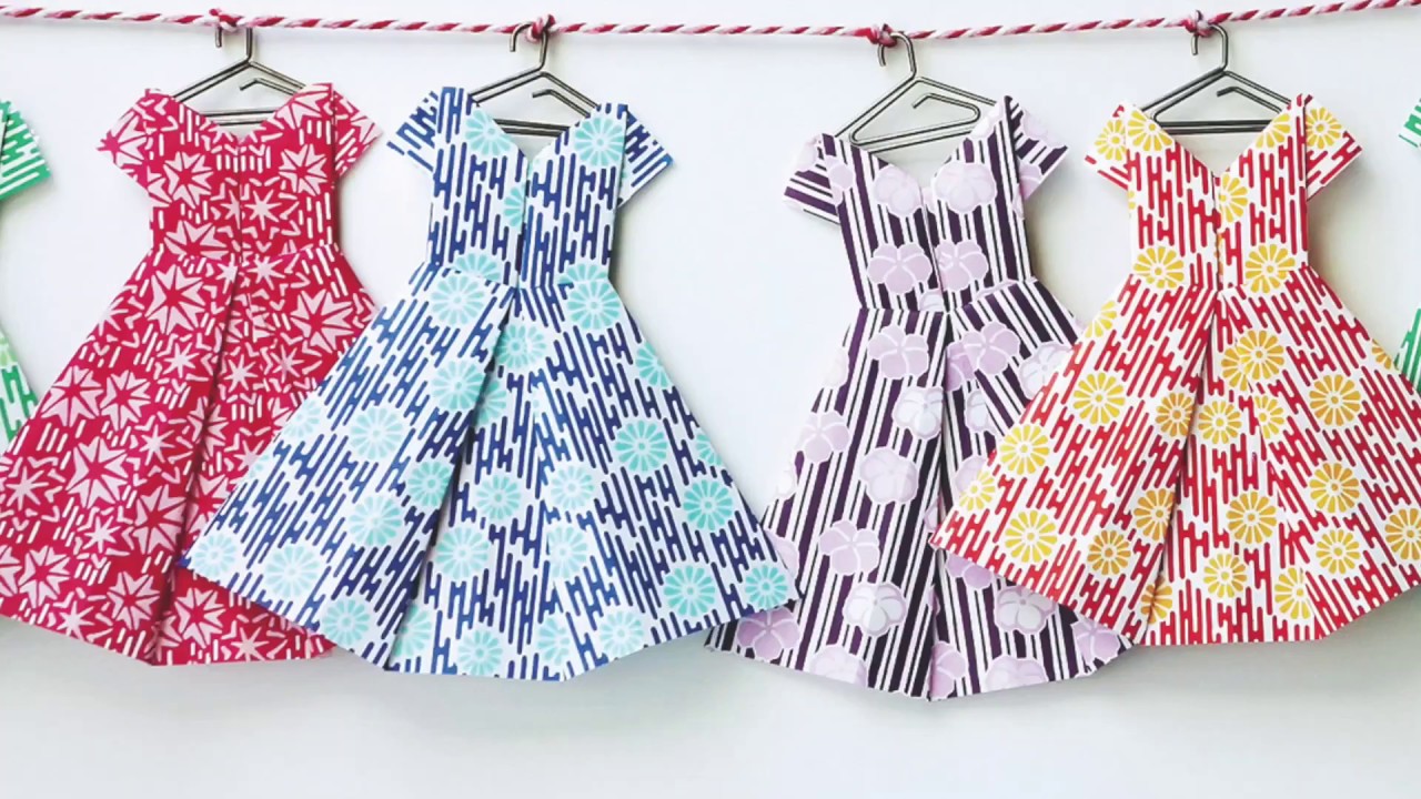 Fold a Party Dress! - YouTube