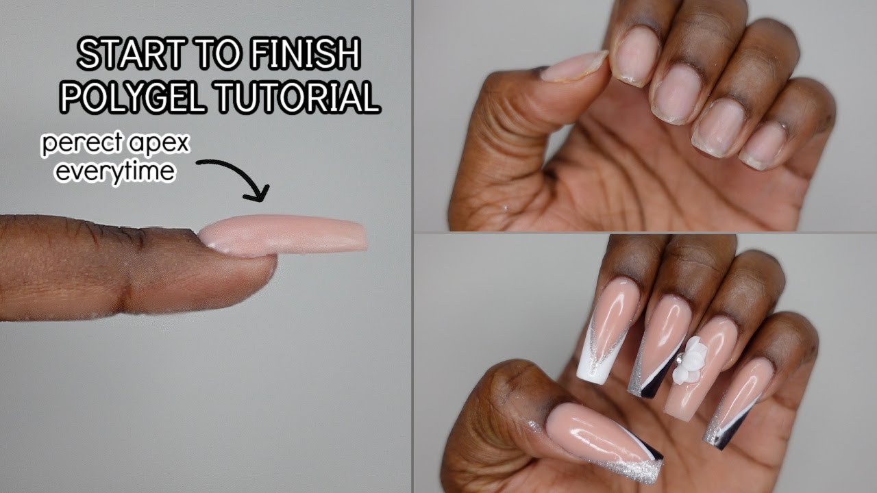 How To Build An Apex With Polygel | Start to Finish Polygel Tutorial | Very Detailed - YouTube