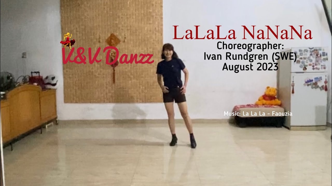 LaLaLa NaNaNa - Line Dance (Choreo : Ivan Rundgren) - YouTube