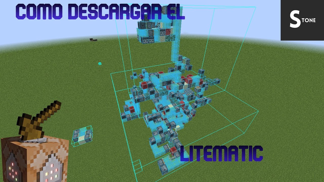 COMO UTILIZAR LITEMATIC EN MINECRAFT - YouTube
