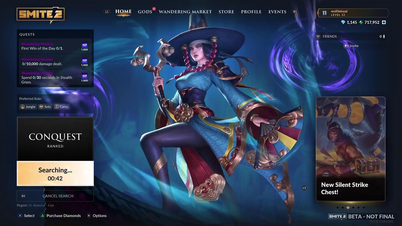Smite 2 RANKED conquest Hercules jungle - YouTube
