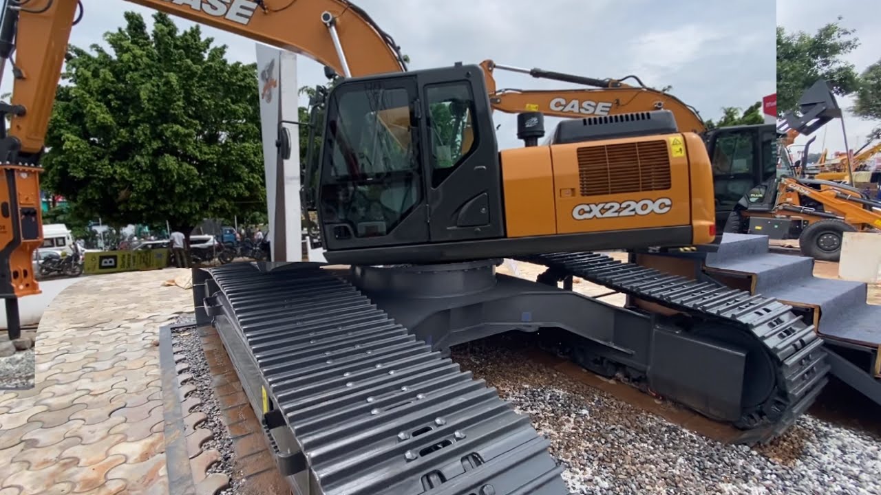 केस ने लाया खुद का पोकलेन CX220C !First look of Case excavator CX220C ...