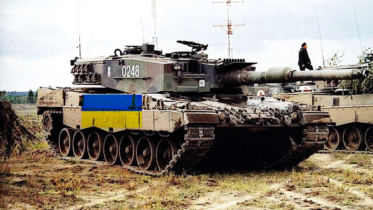 This is the Best Tank LEOPARD 2 Crew Action in Ukraine! Destroying a ...