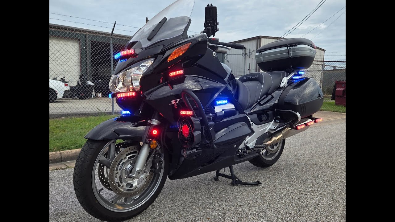 2012 Honda ST1300 Feniex Serial Police Lights by EFS Houston Emergency ...
