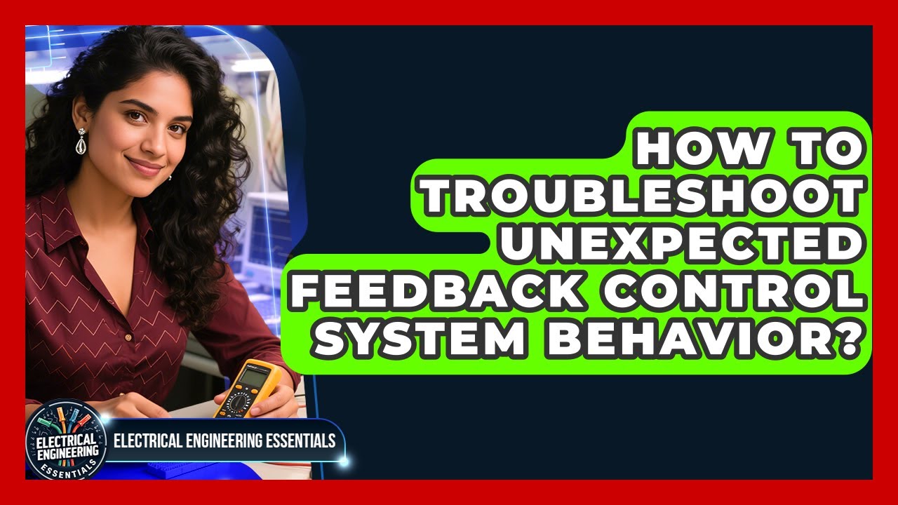 How To Troubleshoot Unexpected Feedback Control System Behavior ...