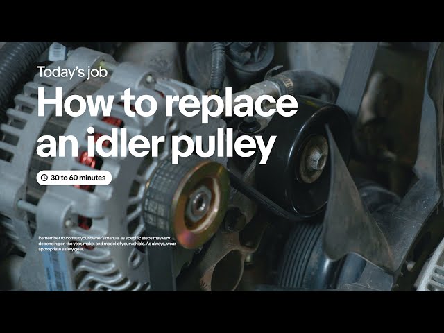How to Replace an Idler Pulley