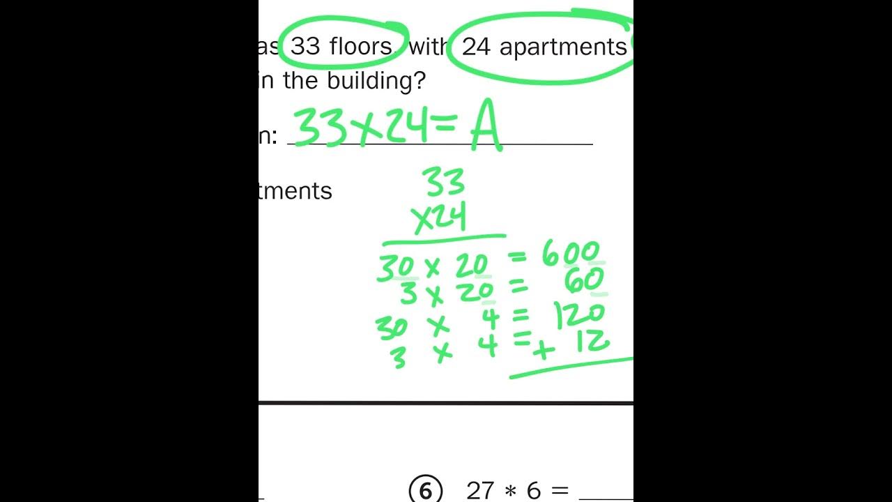 Everyday Math, 4th Grade, Home Links 4.9 "Practicing Partial Products ...