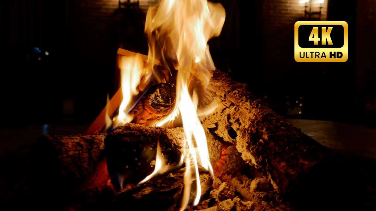 Warm Fireplace Sounds for Relaxing | Ambient Fire Crackling for Deep ...