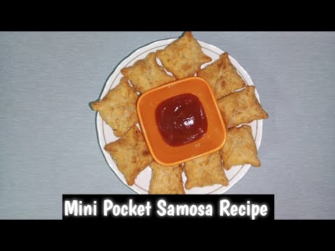 Mini Pocket Samosa Recipe || मिनी पॉकेट समोसा रेसिपी ...