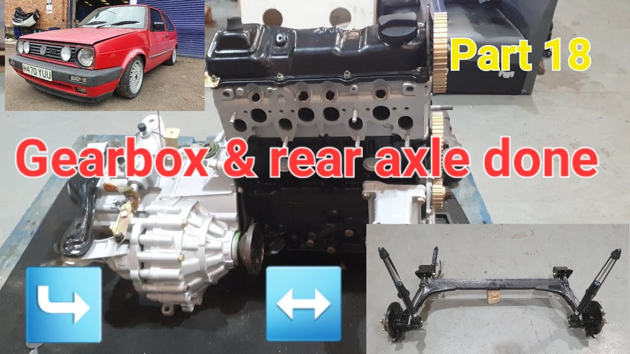VW Golf MK2 1.8 GTI restoration part 18, rear axle and gearbox done ️ ...